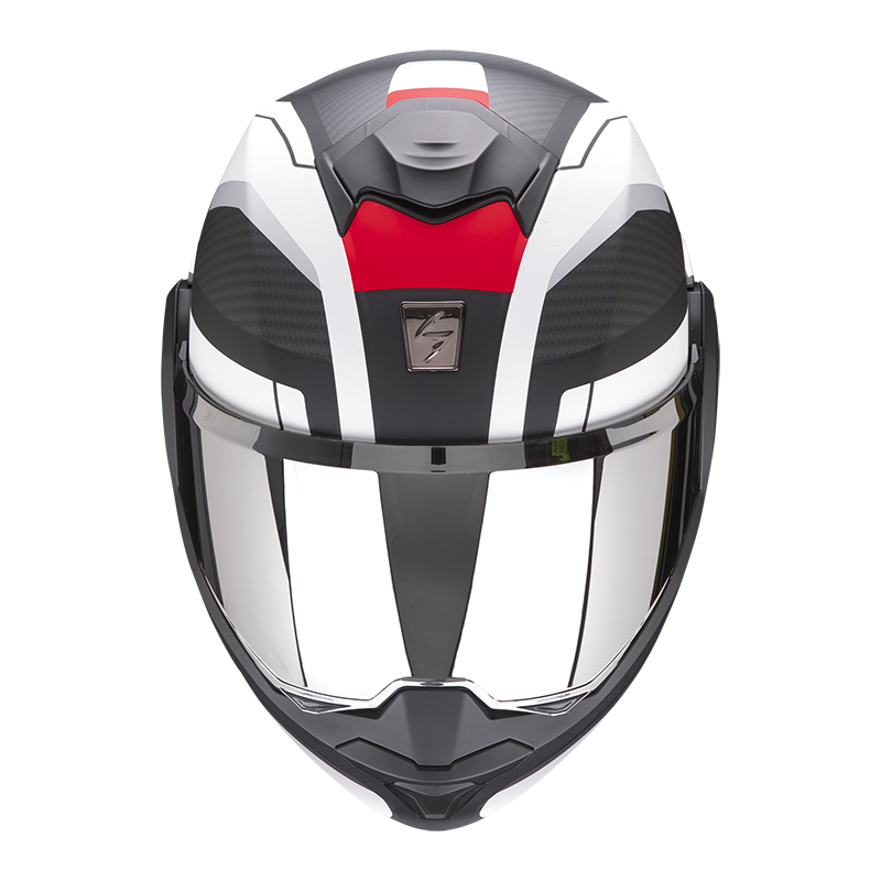 SCORPION EXO-TECH TRAP MATT BLACK RED WHITE - Helmstudio Leipzig