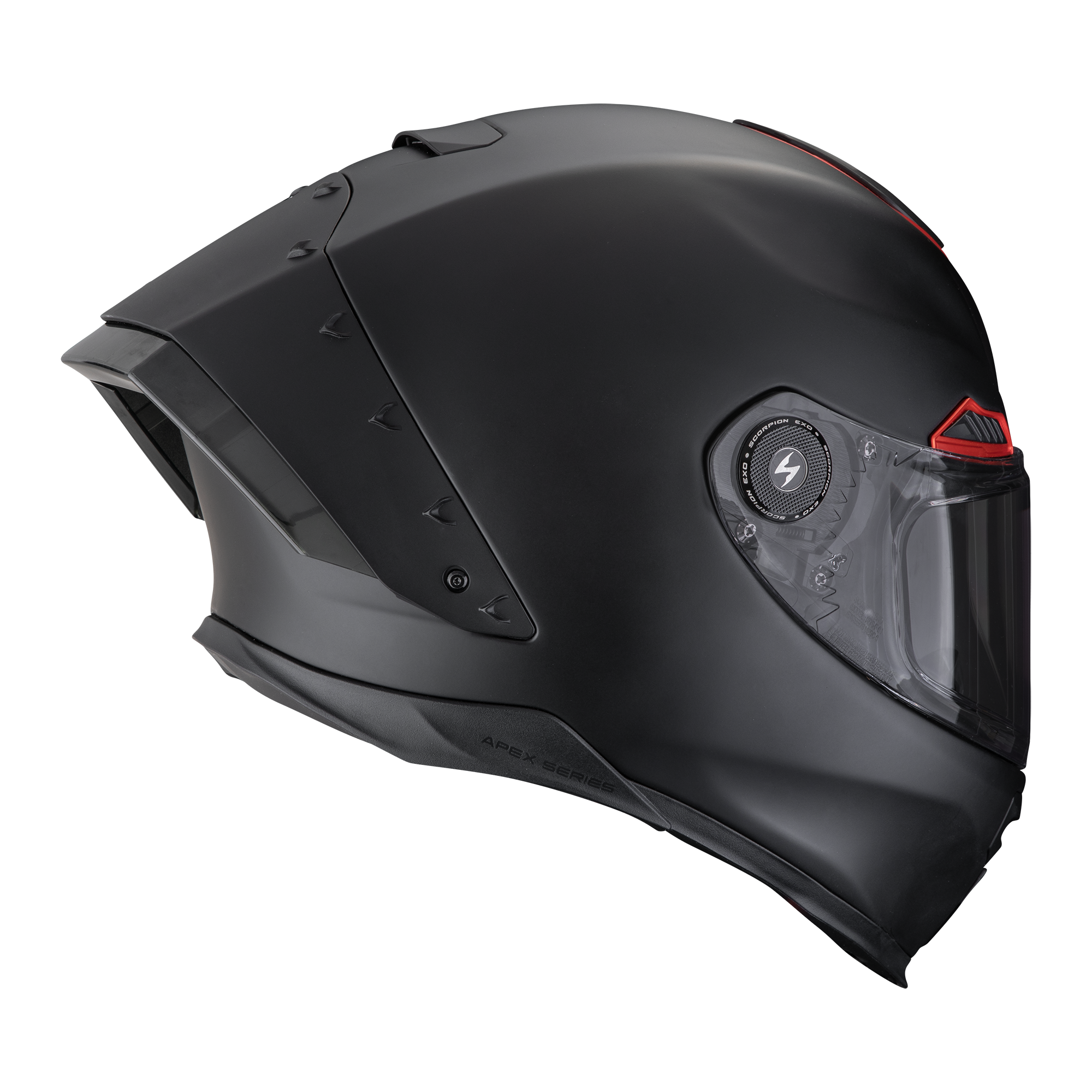 SCORPION EXO-RACE AIR SOLID MATT BLACK-RED - Helmstudio Leipzig